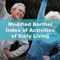 Modified Barthel Index of Activities of Daily Living Training